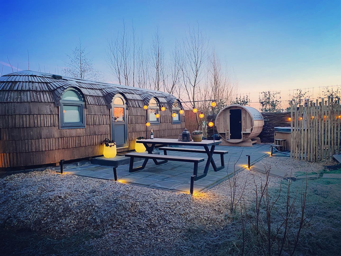 Tiny house met sauna en hottub in Almere | Vipio